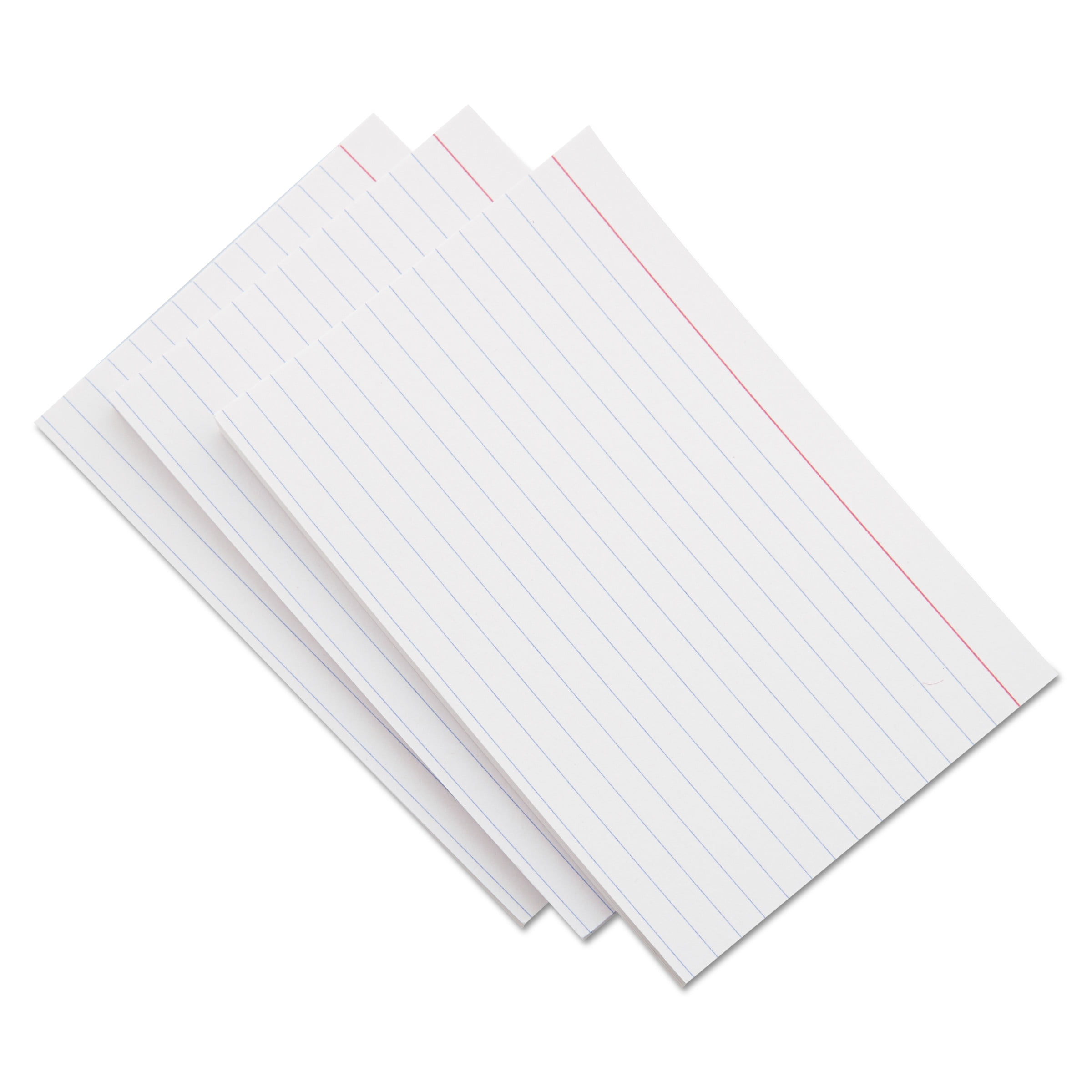 Universal Ruled Index Cards, 5 x 8, White, 500/Pack -UNV47255 - Walmart.com