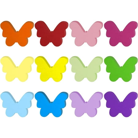 72pcs Butterfly Cutouts Paper, Assorted Color Large Paper Butterfly ...