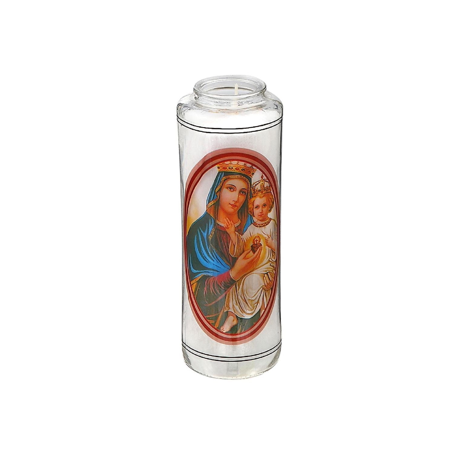 Click here for Ih Casadécor Religious Candle - White (Mary Emblem... prices