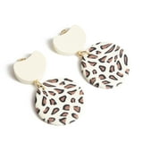 Cousin DIY Cheetah Polymer Clay Jewelry Accent, 1 Pair Each - 8 Packs ...