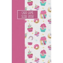 Card Game Score Book: For Tracking Your Favorite Games - Blue Floral ...