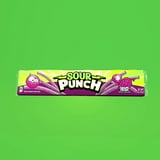 Sour Punch Straws Grape Soft Chewy & Fruity Candy, 2oz Movie Tray ...