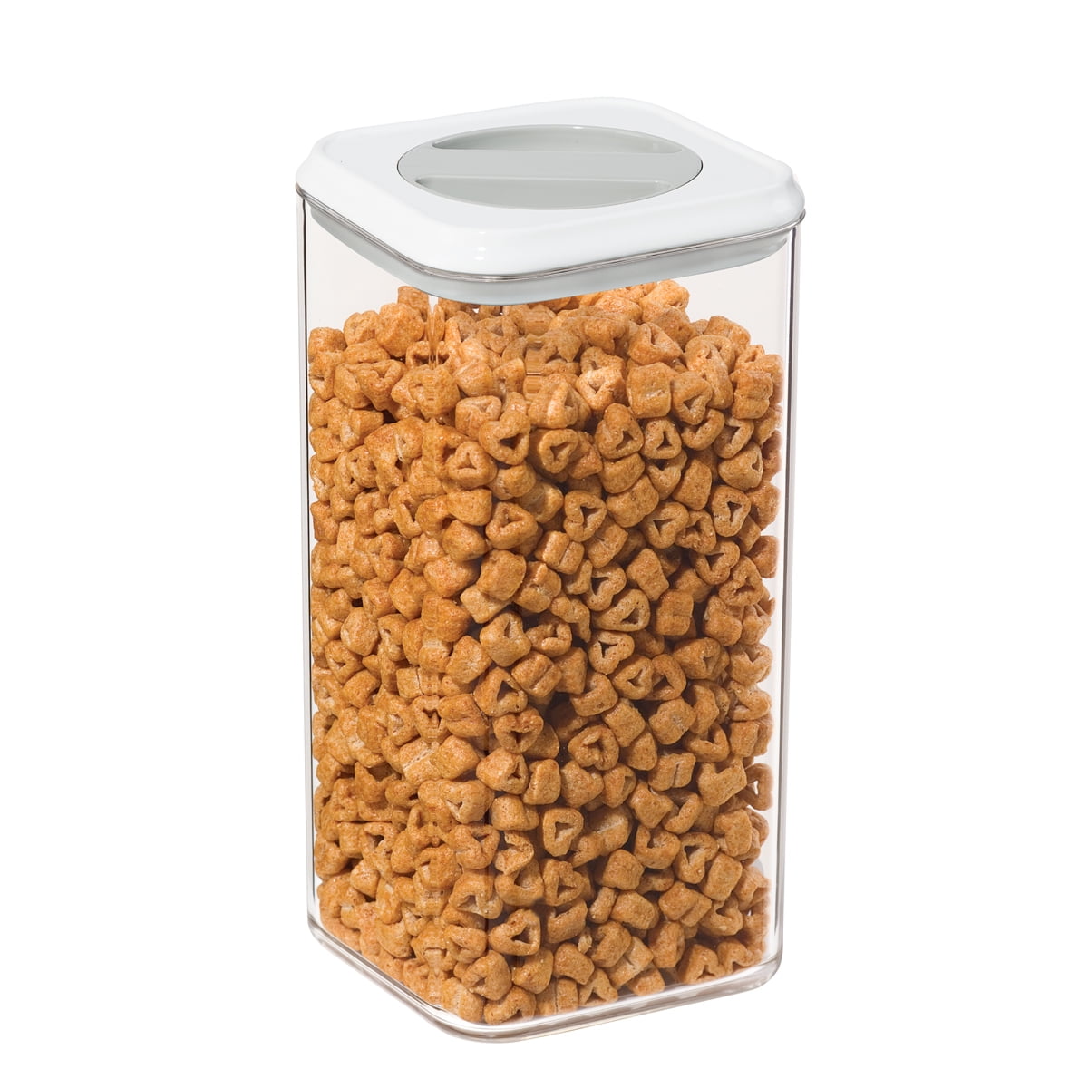Oggi Twist and Store Square Airtight Acrylic Canister, 95-Ounce ...