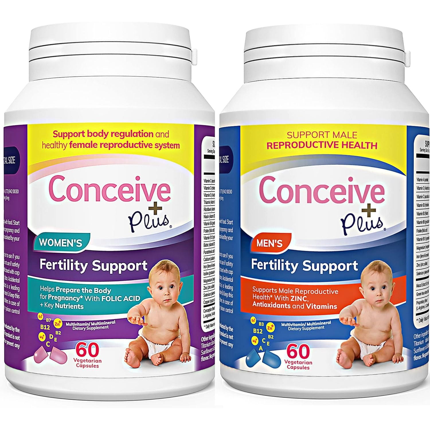 LMHF Fertility Supplements for Women & Men | 30-Day Supply Fertility ...