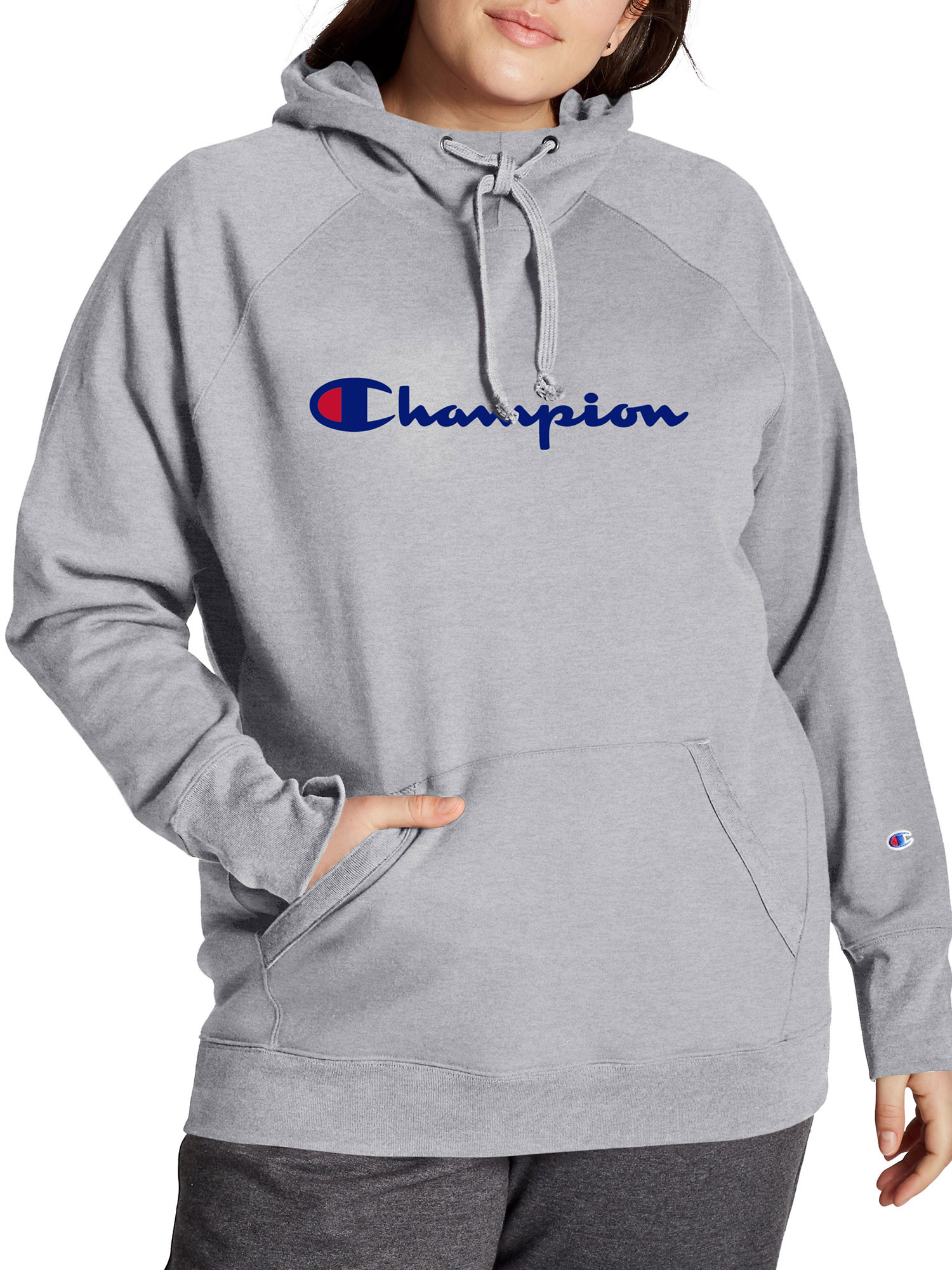 Champion Champion Women s Plus Size Powerblend Logo Graphic Hoodie Champion Champion Women s Plus Size Powerblend Logo Graphic Hoodie