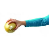 CanDo Yellow Plyometric Weighted Ball, 5" Diameter, 2.2 lbs Weight ...