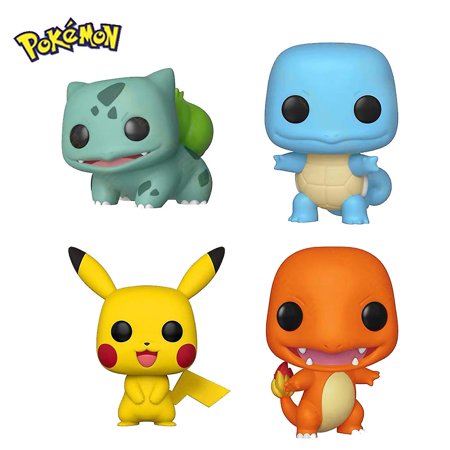 Anime Pokemon Pop Toys Pikachu #353 Bulbasaur #453 Charmander #455 ...