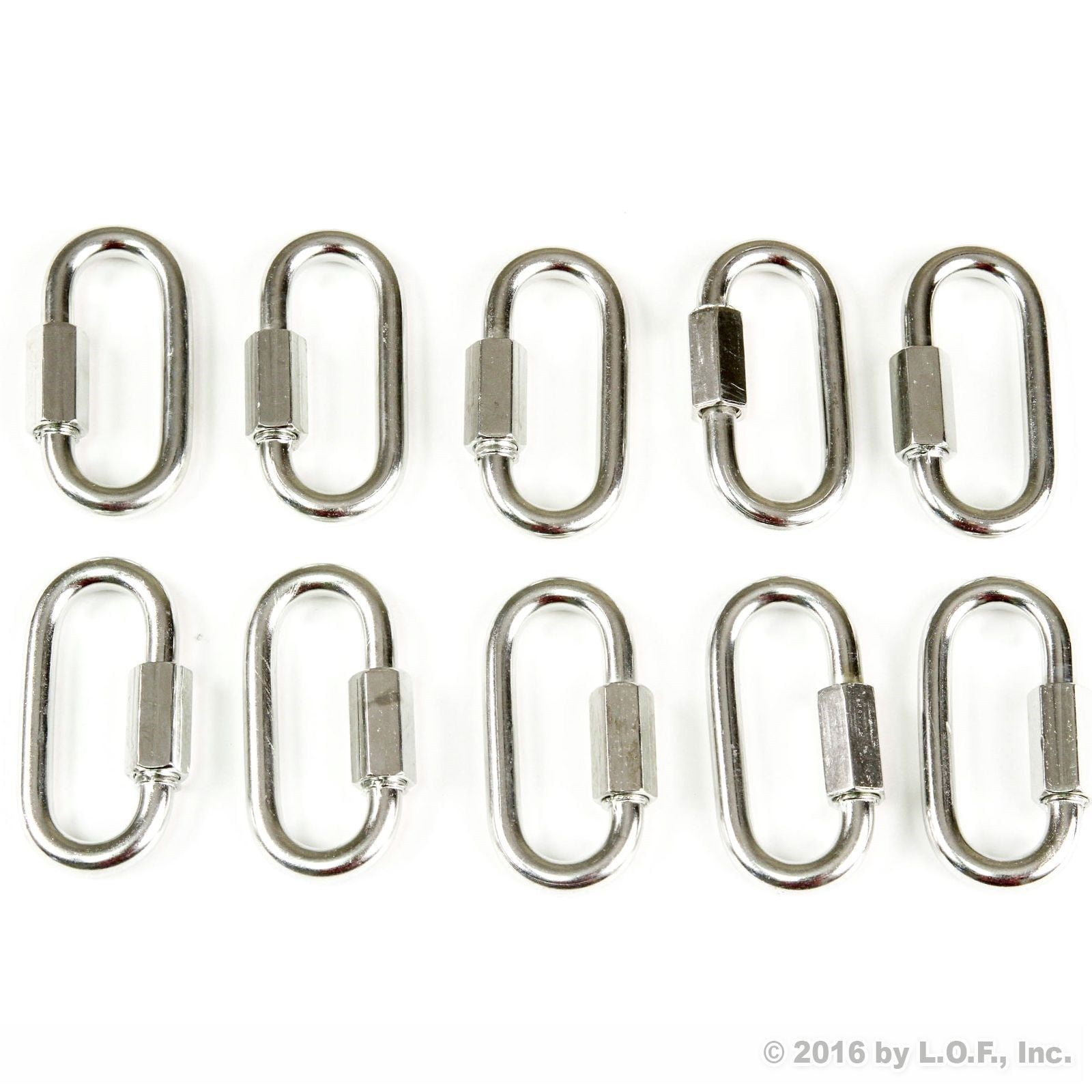 Red Hound Auto 10 Quick Link Chain Rope Cable Strap Connector Rigging 1 ...