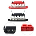 5 Post Power Distribution Block Terminal Screw Bus Bar Dc M6 Black&Red ... 5 Post Power Distribution Block Terminal Screw Bus Bar Dc M6 Black&Red ...