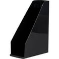 Storex Modern Gloss Magazine File, Black, 4-Pack - Walmart.com