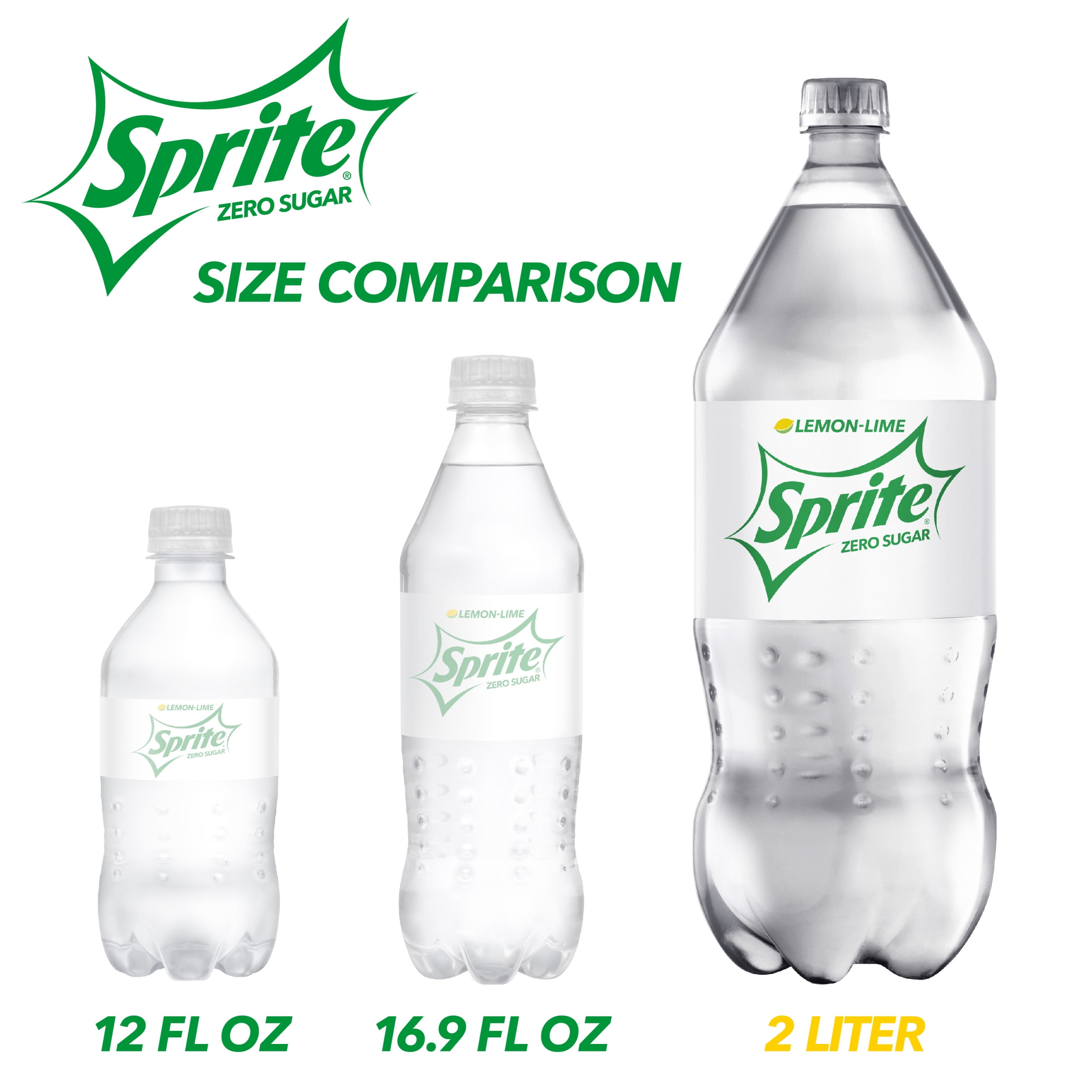 Buy Sprite Zero Sugar Lemon Lime Diet Soda Pop Soft Drink 2 Liters
