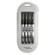 TUL® Permanent Markers, Fine Point, Silver Barrel, Black Ink, Pack Of 4 ...
