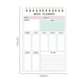 Dujiujun Notebook English Weekly Planner Notepad with Goal Setting ...