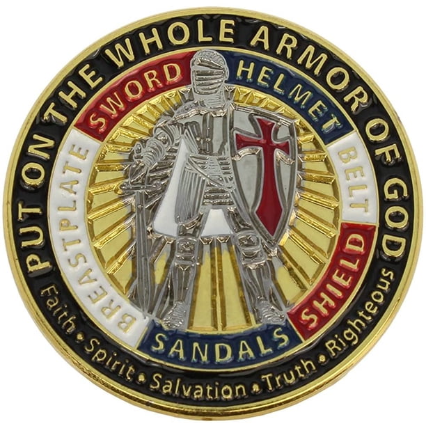 Sterling Gifts Armor of God Lapel Pin, Put on Armor of God. - Walmart.com
