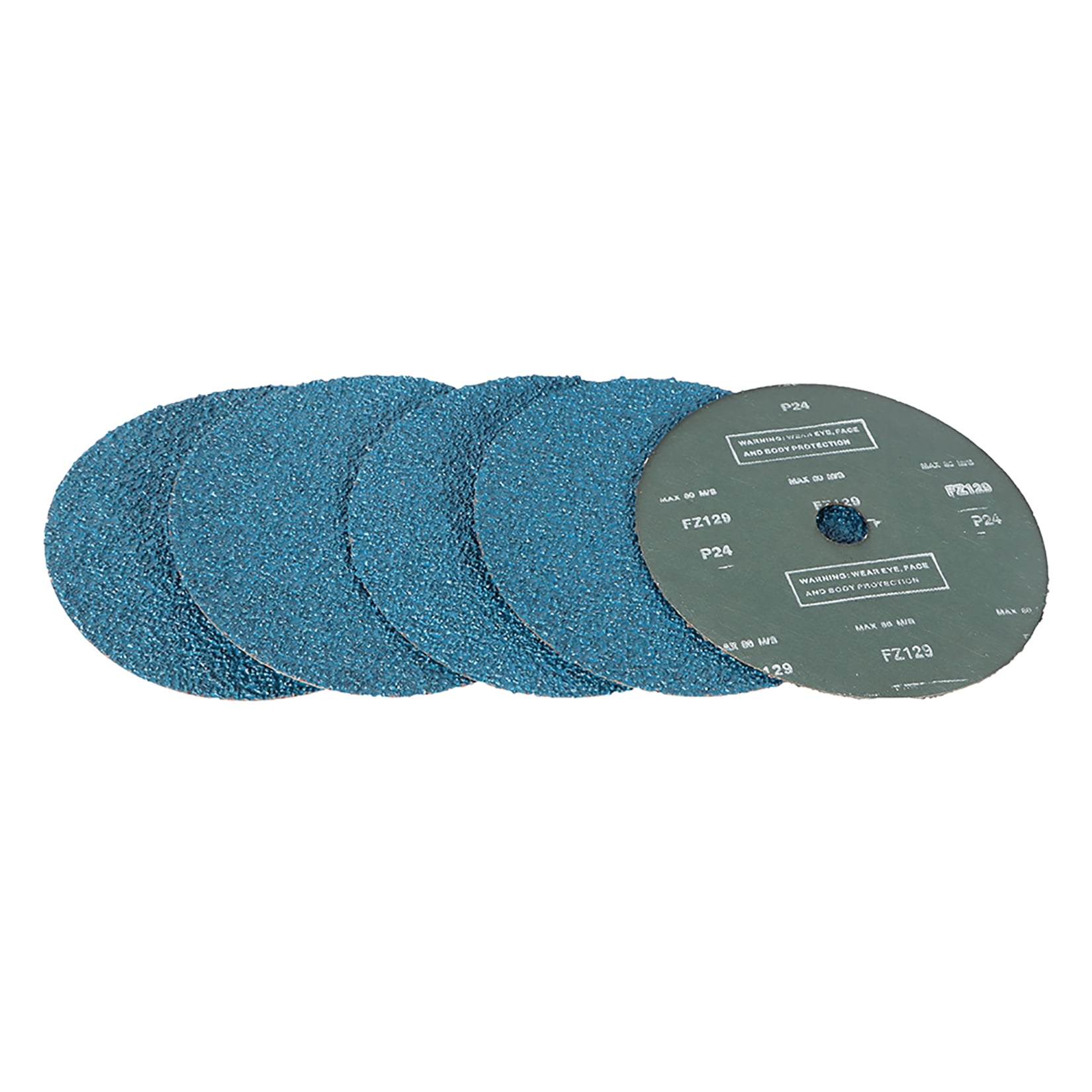 25Pcs 7 x 7/8 inch 24 Grits Aluminum Oxide Resin Fiber Grinding Sanding ...