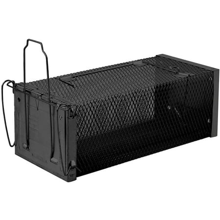 1 Door Humane Live Animal Cage Trap, Metal Mesh Material Rat Traps for ...