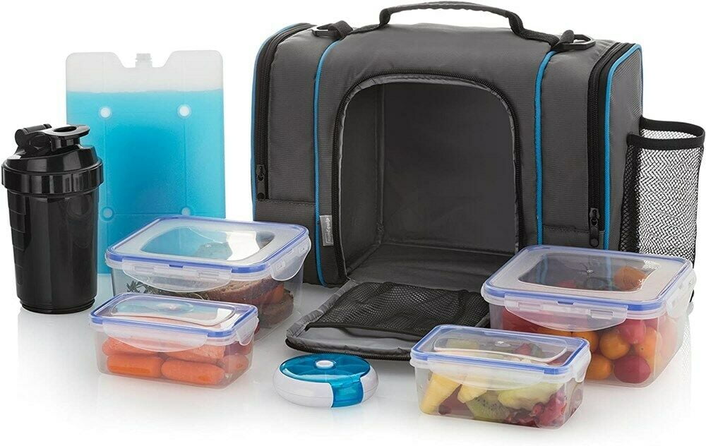Insulated Lunch Bag - Meal Prep Bag for Men and Women with Containers ...
