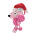 Bluey and Friends Christmas 4.5" Plush Clip-On Chloe with Santa Hat ...