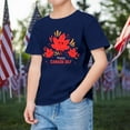 Boys Cute Shirts Short Sleeve International Day Maple Leaf Cartoon ...