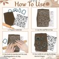 Cartoon Fish Polymer Clay Texture Sheets Seaweed Silicone Texture Stamp ...