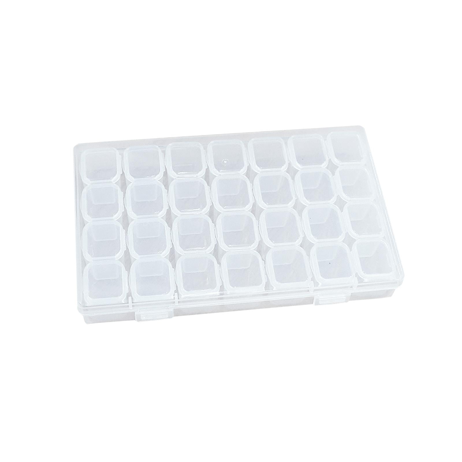 Rhinestone Organizer Box Container for Earrings Fishing Tackles Nail ...