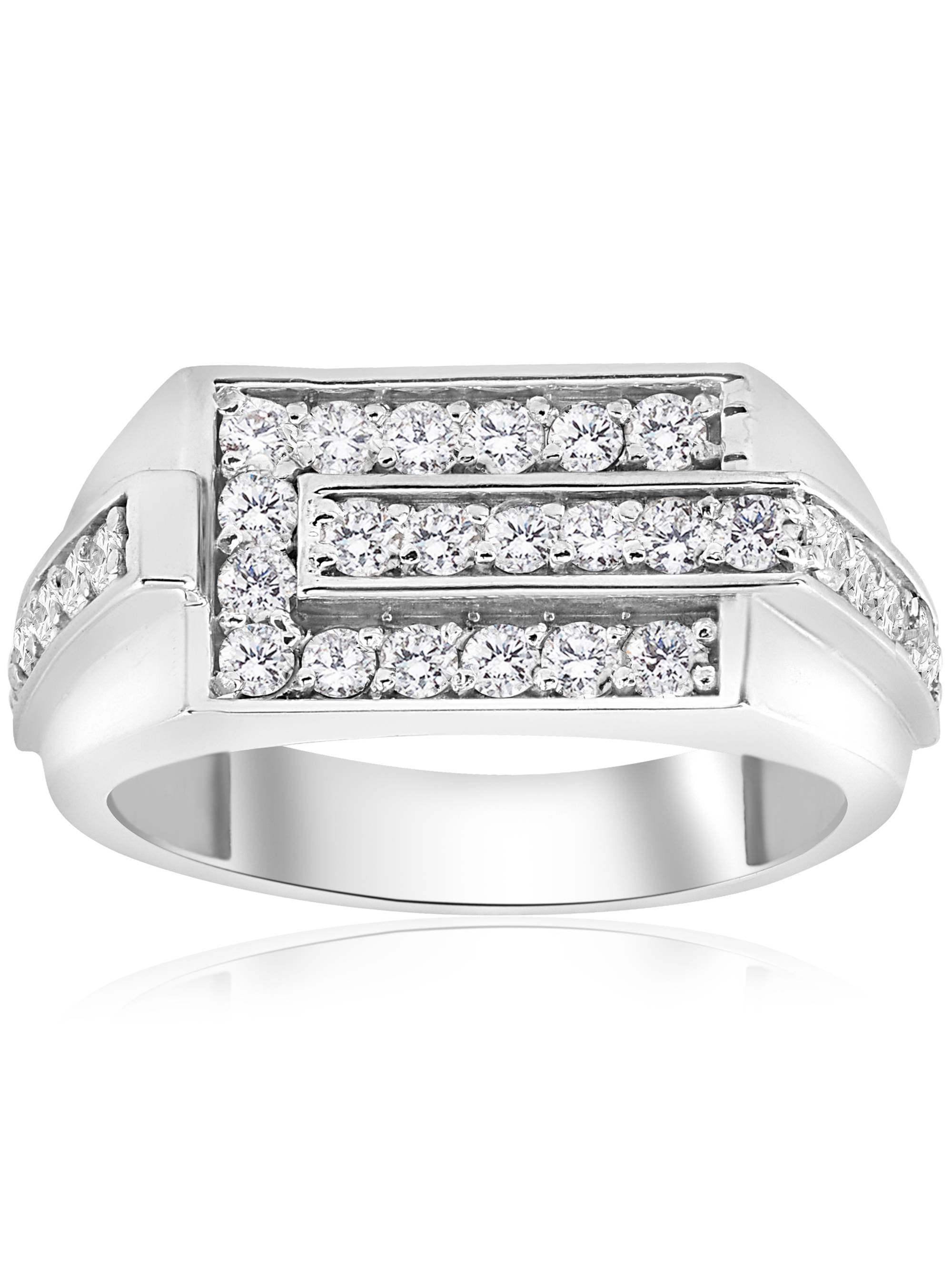 Pompeii3 - 3/4ct Diamond Mens Wedding Ring 10k White Gold - Walmart.com ... Pompeii3 - 3/4ct Diamond Mens Wedding Ring 10k White Gold - Walmart.com ...