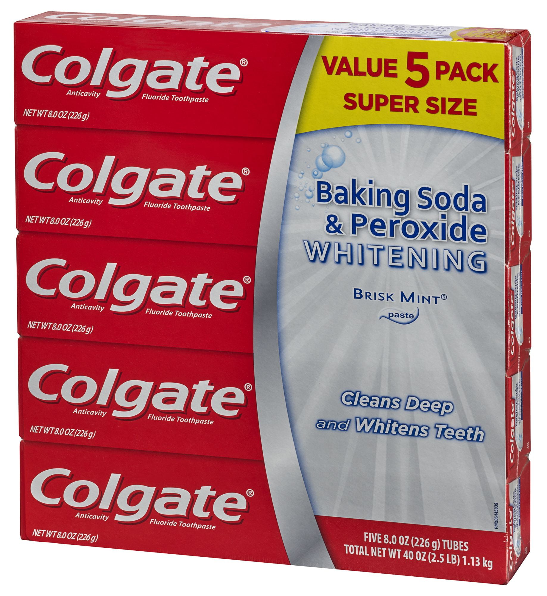 Colgate Baking Soda and Peroxide Flavor, Whitening Toothpaste 5 Pack. 8 Ounces – Totalhill.com ...