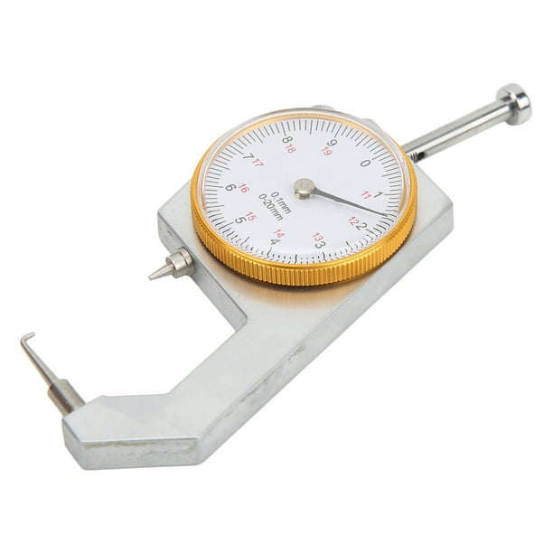 Thickness Meter, Precise Stable Waterproof Curved Tip Measuring ...