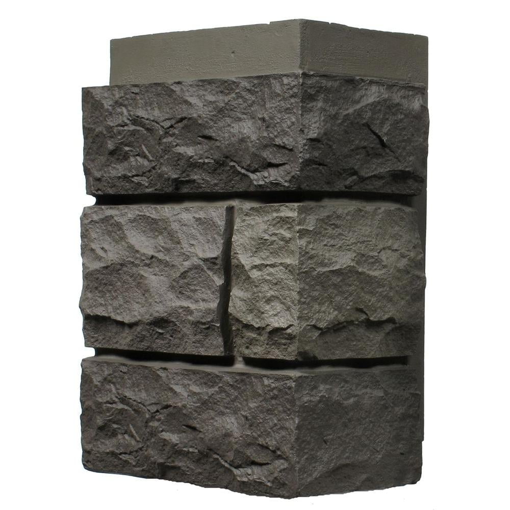 NextStone™ Faux Polyurethane Stone Outside Corner Random Rock ...