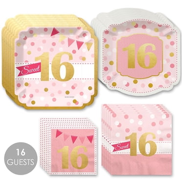 Big Dot of Happiness Sweet 16 - 16th Birthday Party Favor Popcorn Treat ...