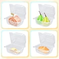 80 Packt Clear Plastic Containers with Lid, Square Cake Slice ...