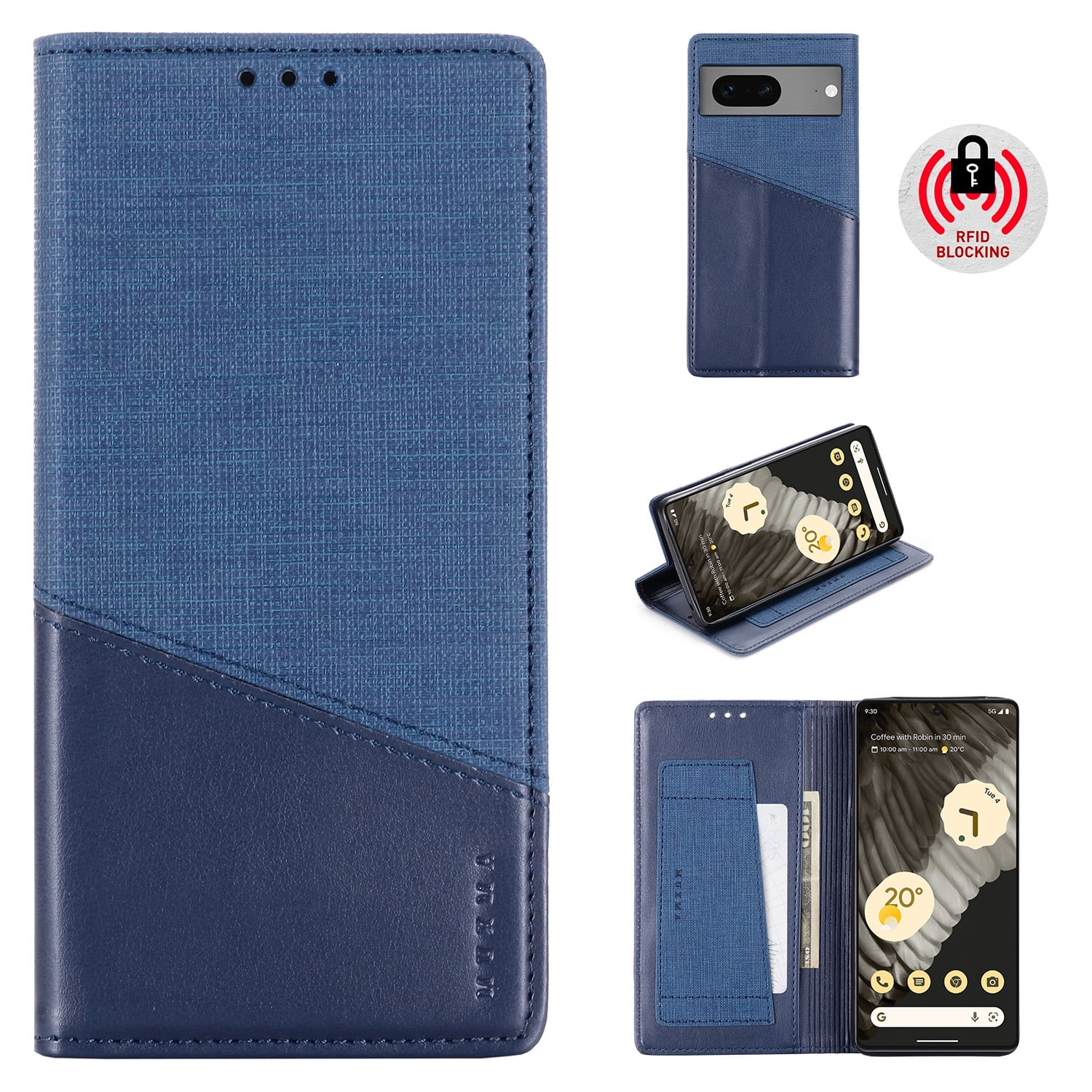 for Google Pixel 7 Wallet Case, Wallet-Style, Stand Feature, Fabric and ...