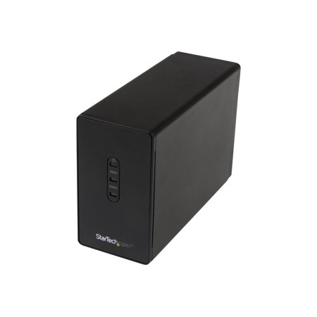 StarTech.com Dual Bay 2.5in Hard Drive Enclosure - USB 3.0 to SATA III ...