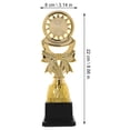 Golden Plastic Trophy for Children's Competitions and Decor 4.5 Inches ...