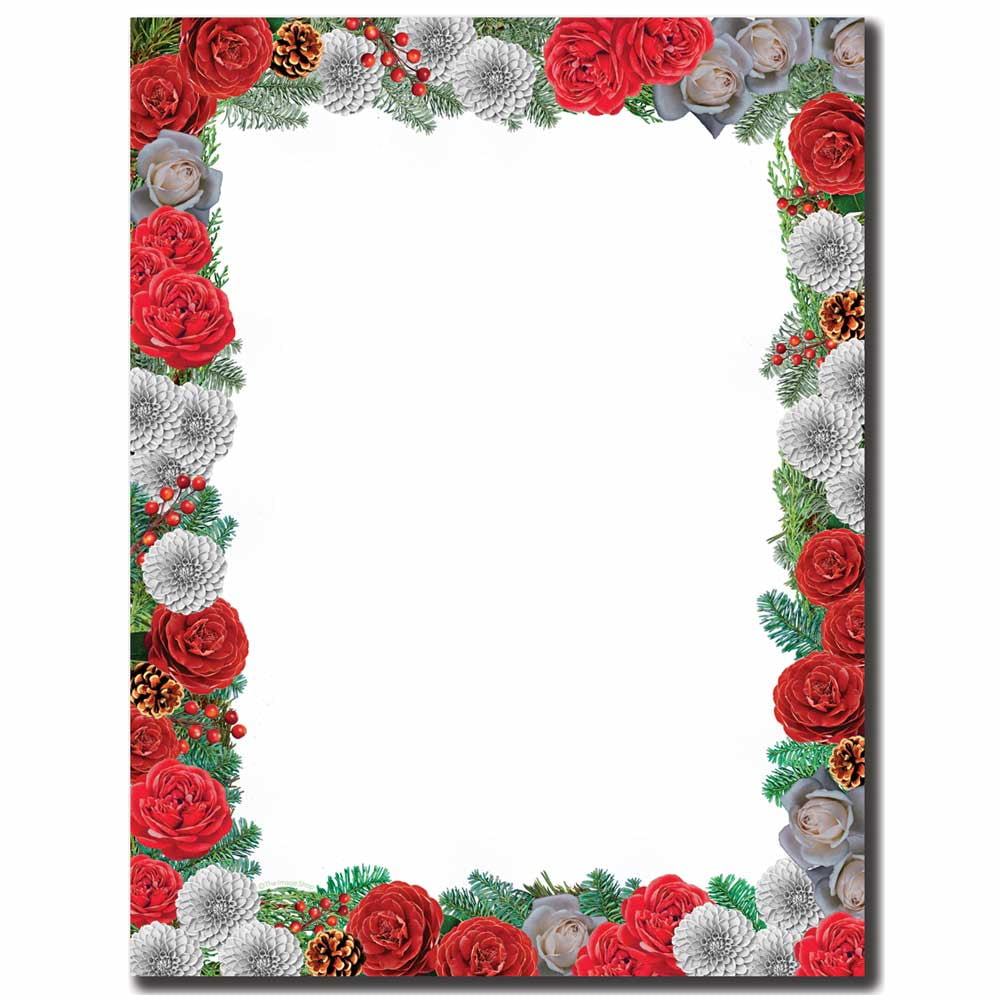 Pine & Flowers Letterhead Laser & Inkjet Printer Paper - Walmart.com