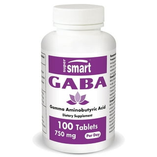 GABA 750mg | 100 Capsules | Gamma-Aminobutyric Acid Supplement | Non-GMO, Gluten Free | By ...