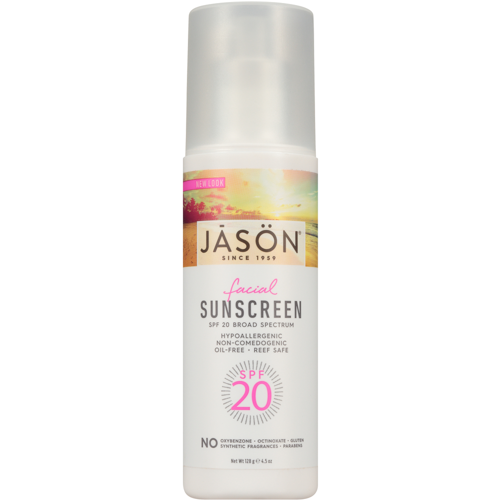 JASON Oil-Free SPF 20 Facial Sunscreen, 4.5 oz. - Walmart.com