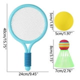 Dengmore Lightweight Kids Tennis Racket with Ball, PVC Multicolor, 40 x ...