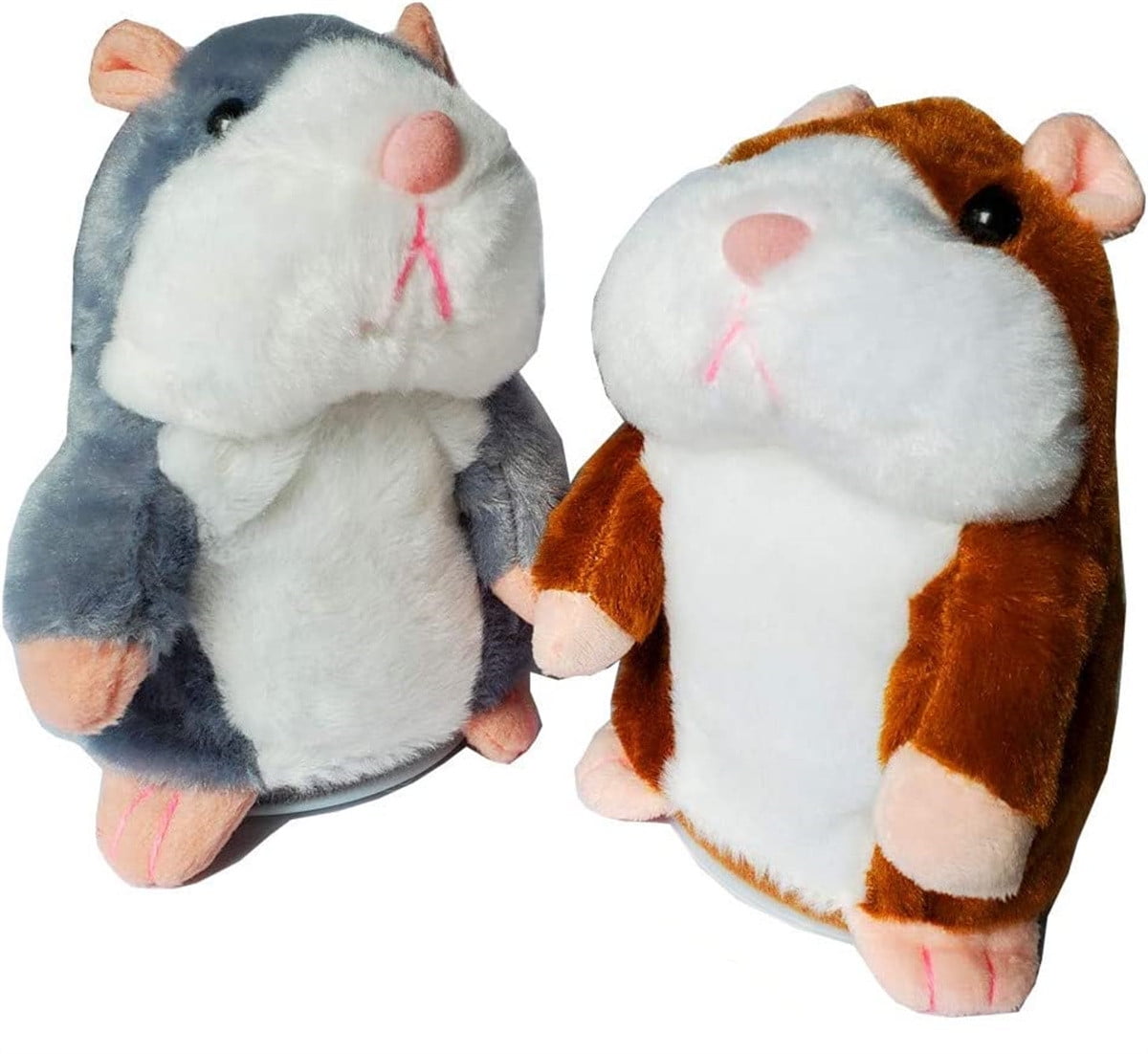 Casewin 2 Pack Talking Hamster Toy Animal Talking Toys Repeats What You ...