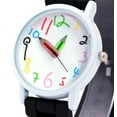 Teacher Students Sports Watch School Pencil Design Black Silicone Band ...