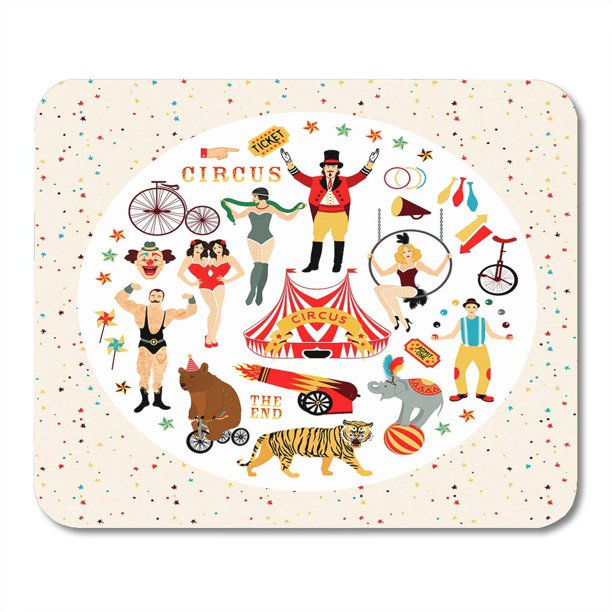 Circus Vintage Collection The Strong Man Siamese Twins Entertainer Air ...