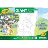 Crayola Giant Coloring Featuring Bluey, Beginner Child, 18 Pages ...