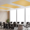 1 Pack Turmeric Yellow Fluorescent Light Covers for Ceiling Lights ...