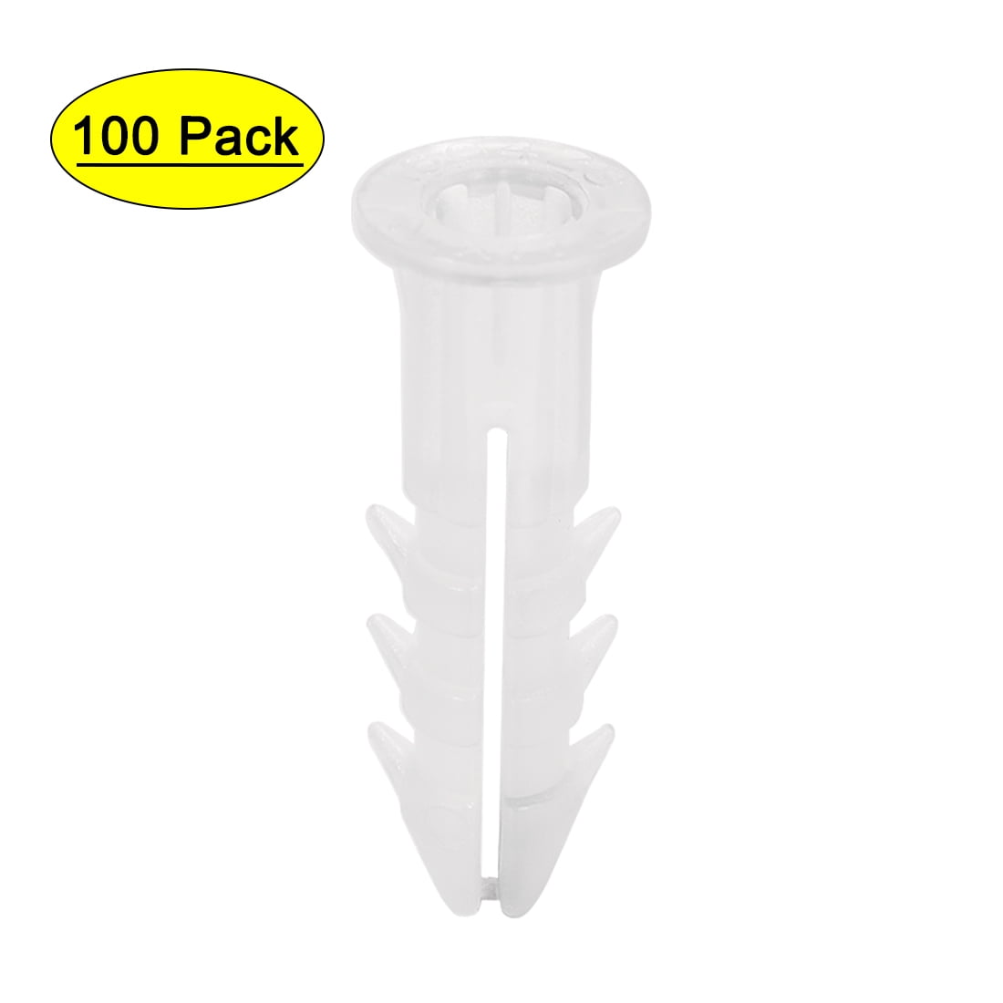 6x26mm Expansion Pipe Anchor Tube Plastic Translucent 100 Pack ...