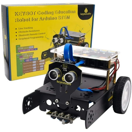 KEYESTUDIO Metal Smart Car Robot Robotics Starter Kit for Arduino ...
