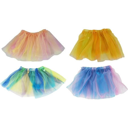 Black Duck Brand Set of 4 Multi-Colored Tutu's! Fairy Tutu's, Princess ...