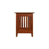 Mission Printer Stand with Charging Station in Walnut or Caramel ...