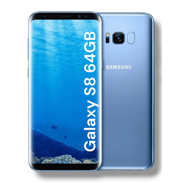 Samsung Galaxy S8 64GB Azul Snapdragon 835 - Desbloqueado (Reacondicionado) | Walmart en línea