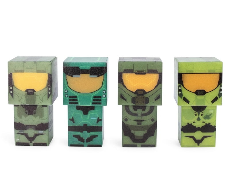 HALO Green Master Chief Evolved Mini Figural Mood Lights | Set of 4 ...