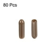 Uxcell 80pcs Rubber End Caps 3mm ID Vinyl End Cover Screw Thread ...